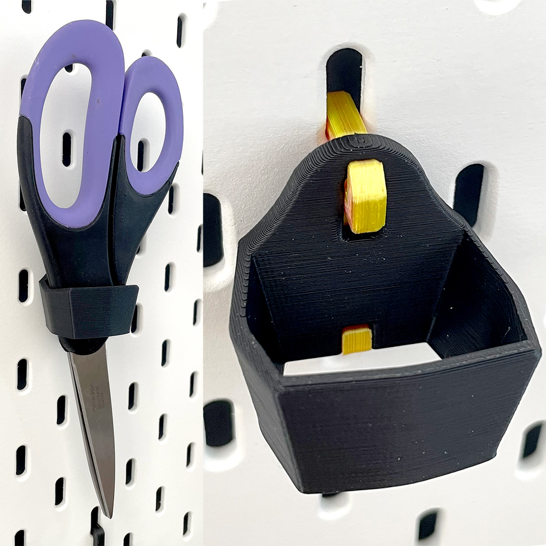 Large Scissor Holder for Skadis by MattBurt | Download free STL model | Printables.com