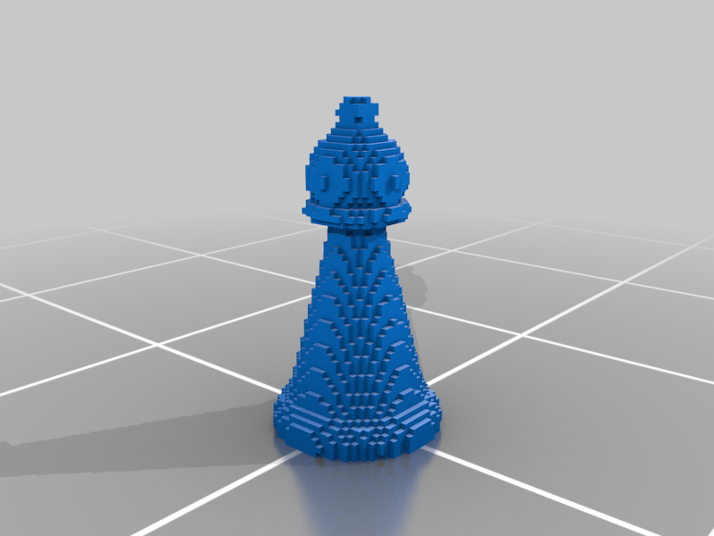 Blocky chess set by owen Harriman | Download free STL model ...