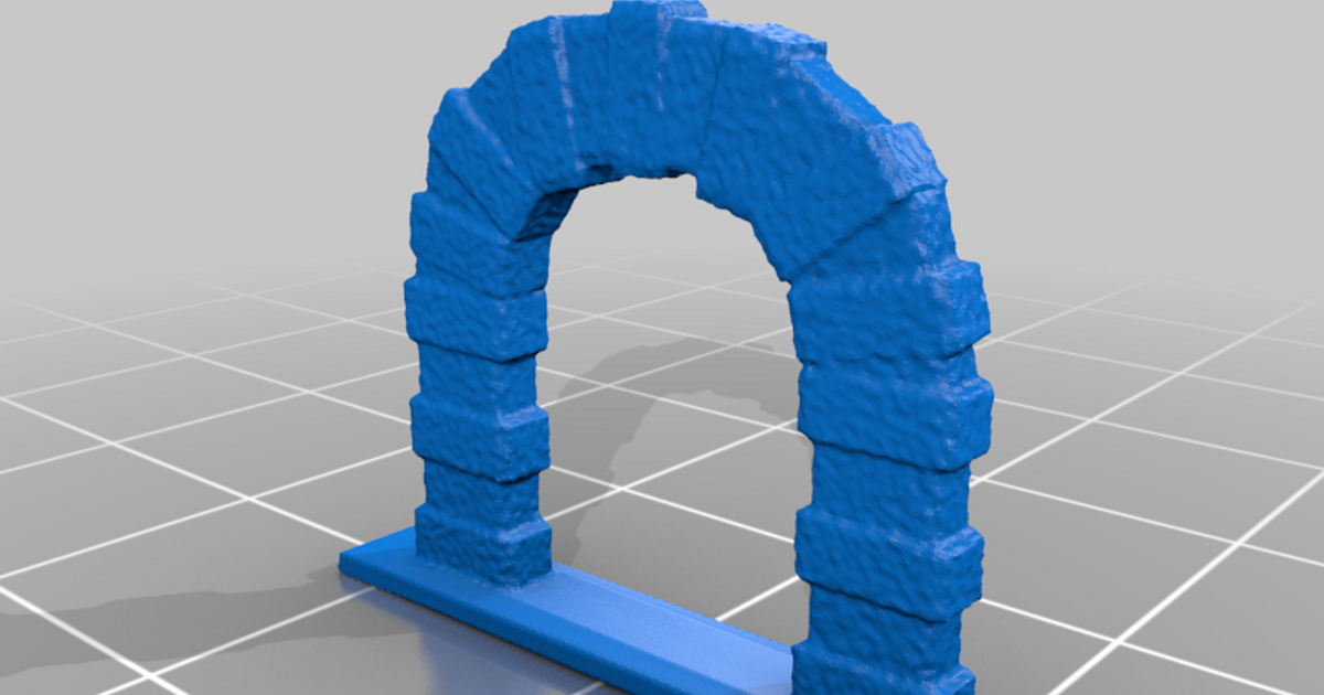Dungeon arch for D&D by owen Harriman | Download free STL model ...