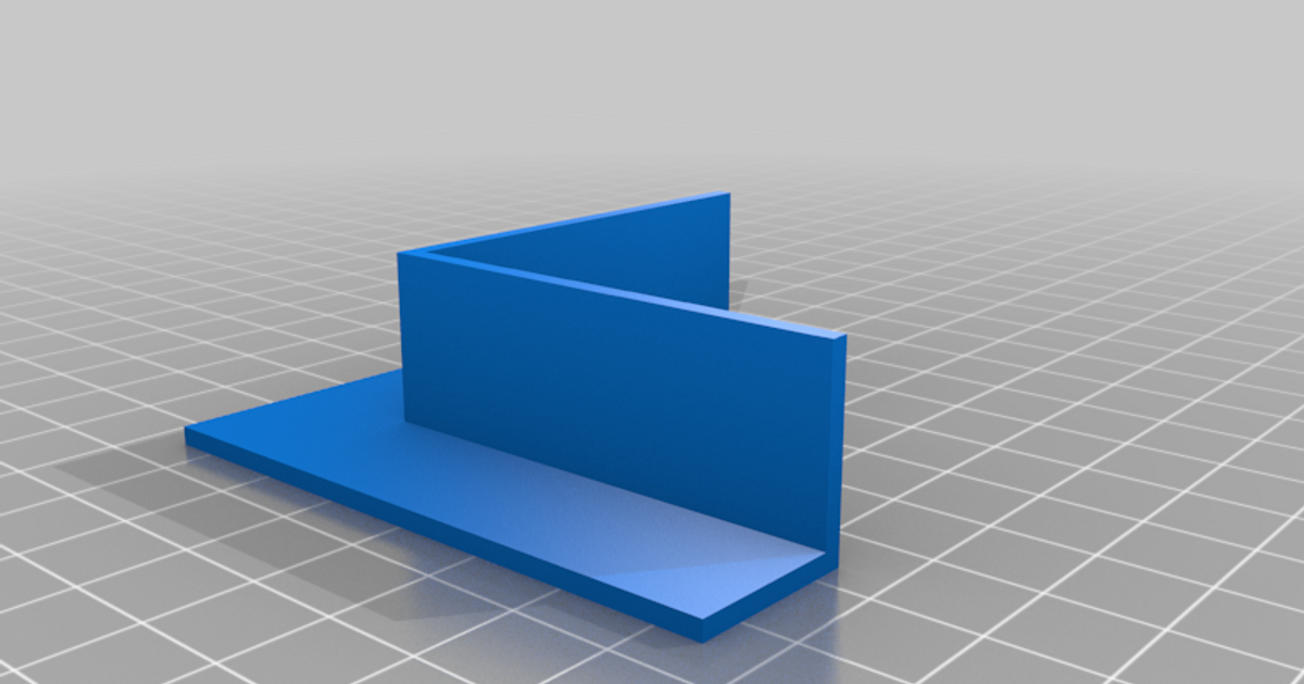 Corner Bracket by Al Williams | Download free STL model | Printables.com