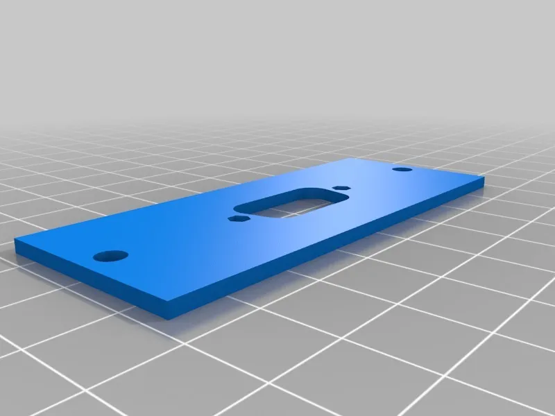 DE 9 Mounting Plate by Al Williams | Download free STL model ...