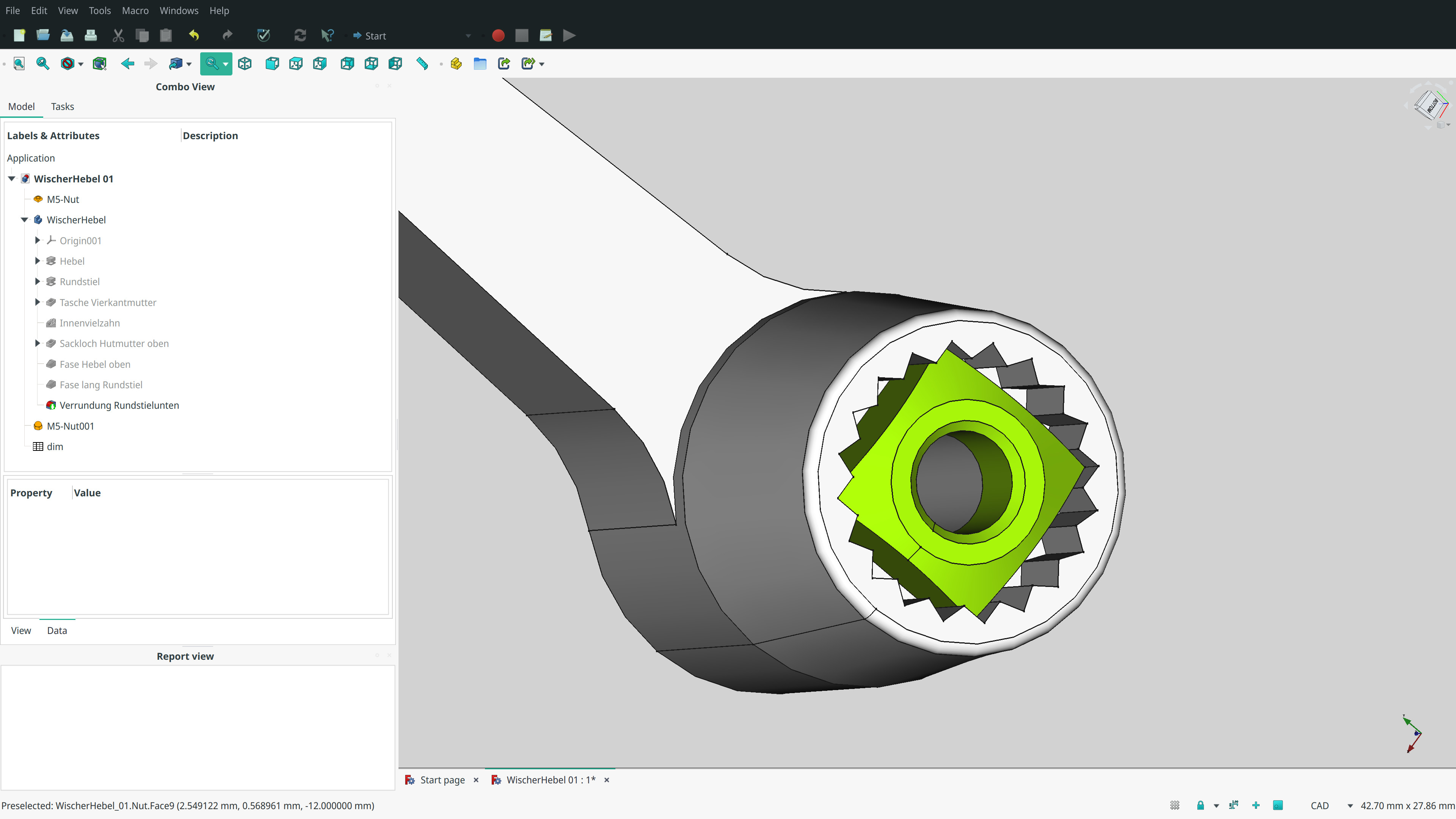 draft design: velomobile windshield wiper lever by NUeB | Download free ...