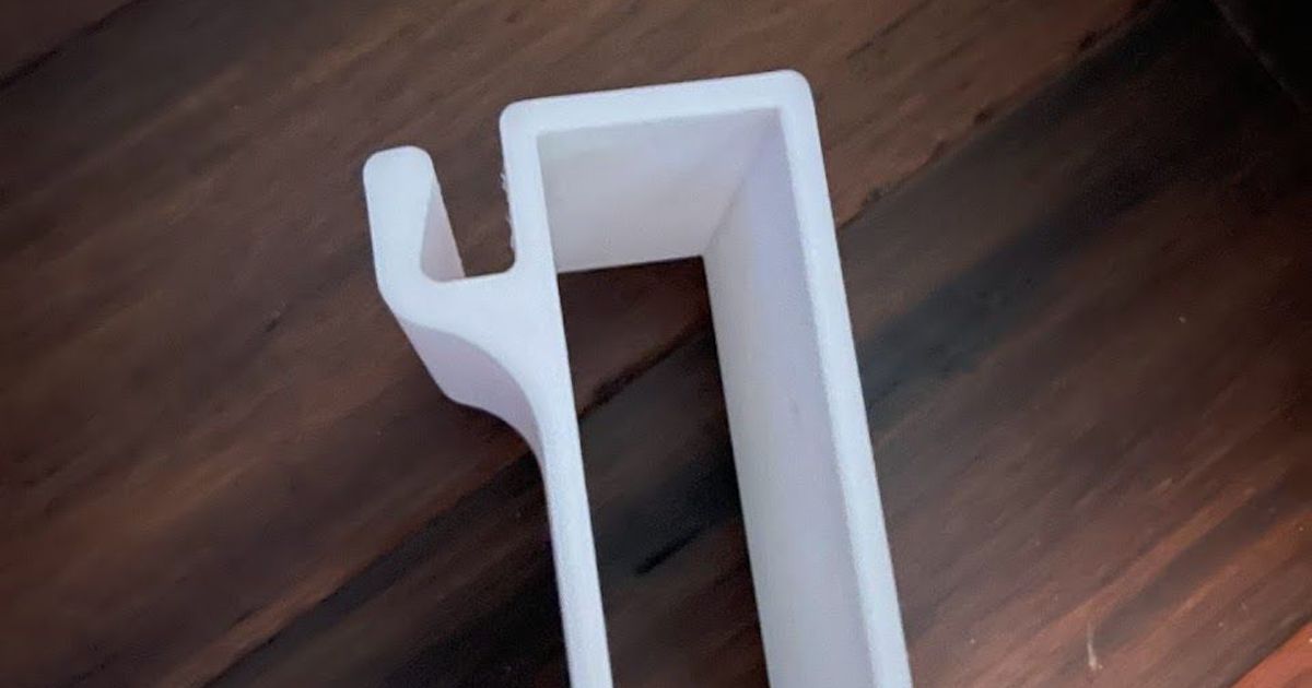 Door hanger for box fan by Liwanu | Download free STL model ...