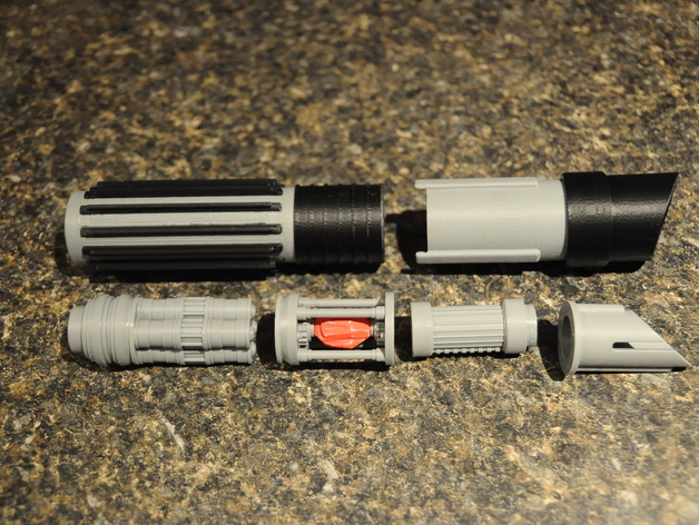 Lightsaber with internal Components by flothievent | Download free STL ...