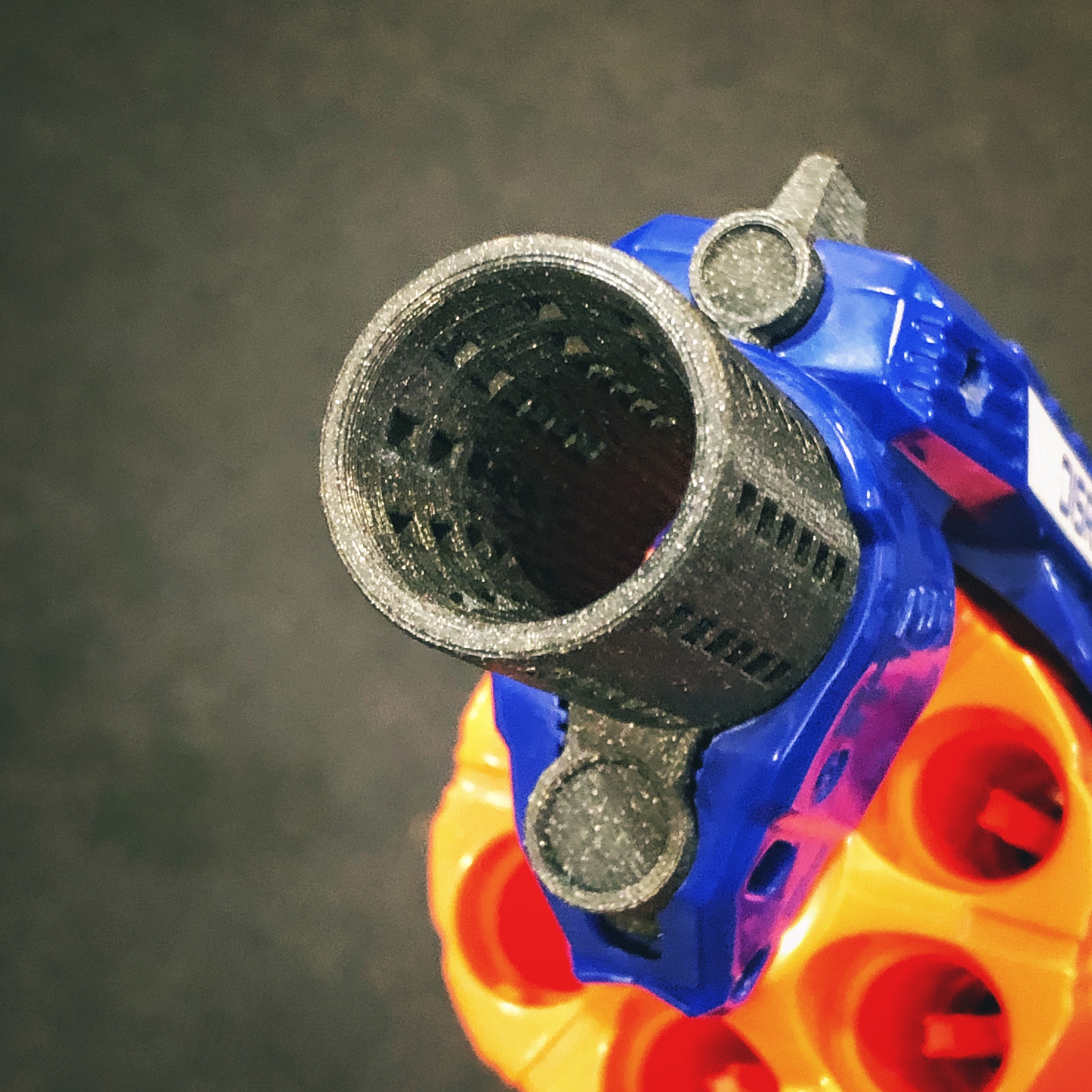 Nerf Disruptor blaster custom muzzle brake by Cask_tools | Download ...