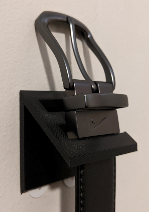 Wall Mounted Belt Hook by sourdoge | Download free STL model ...