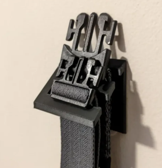 Wall Mounted Belt Hook by sourdoge | Download free STL model ...