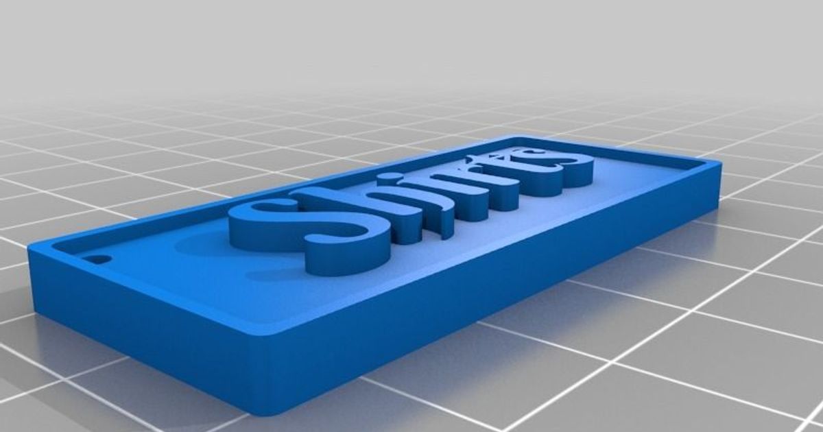 Dresser labels: Shirts by Donnie | Download free STL model | Printables.com