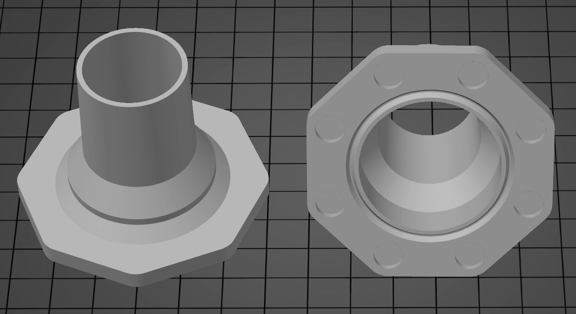 Parametric vacuum hose connector with magnetic connectors. by Max ...
