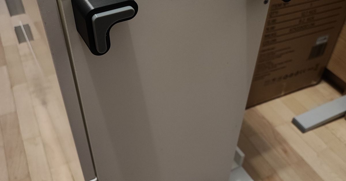 Foot with rubber inlay for IKEA cupboard by w3rN42 | Download free STL ...