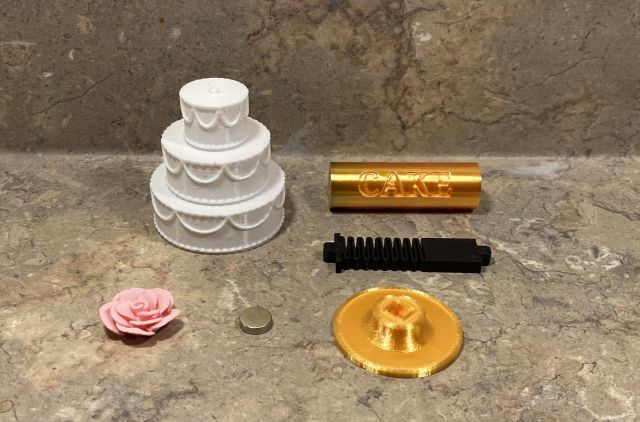 Bobbling Wedding Cake by rreibel | Download free STL model | Printables.com