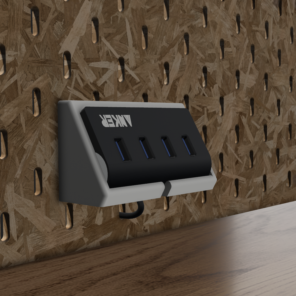 Skådis Anker USB hub holder by Korrigan | Download free STL model ...