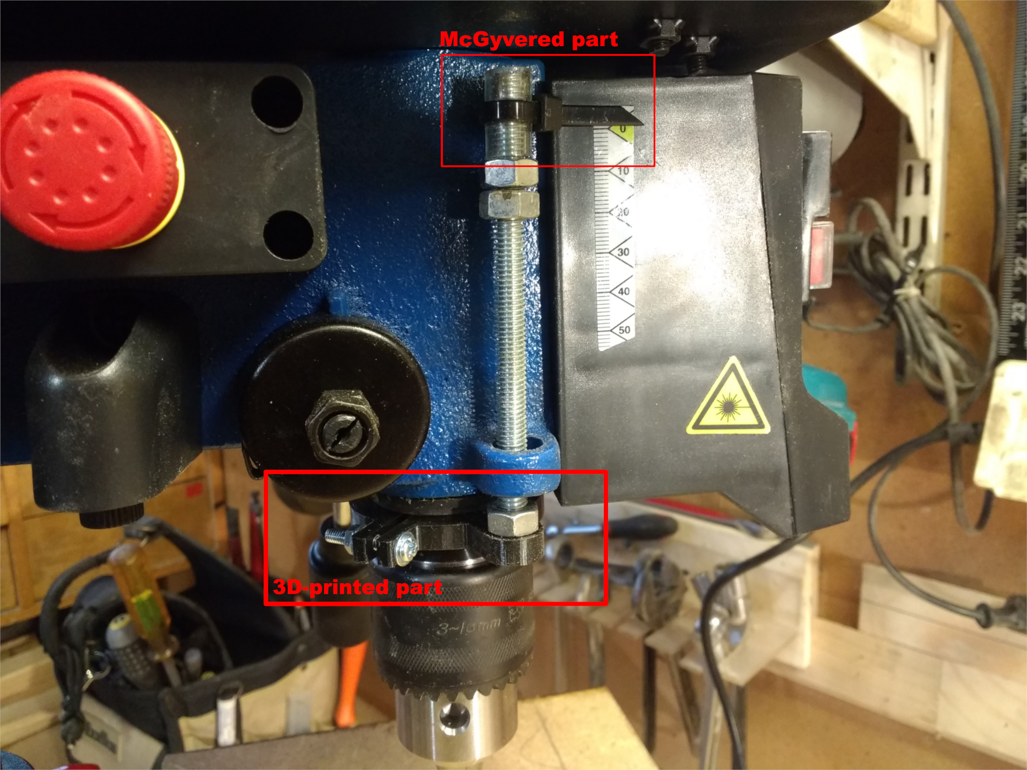 Depth stop for pillar drill von funkysod | Kostenloses STL-Modell ...