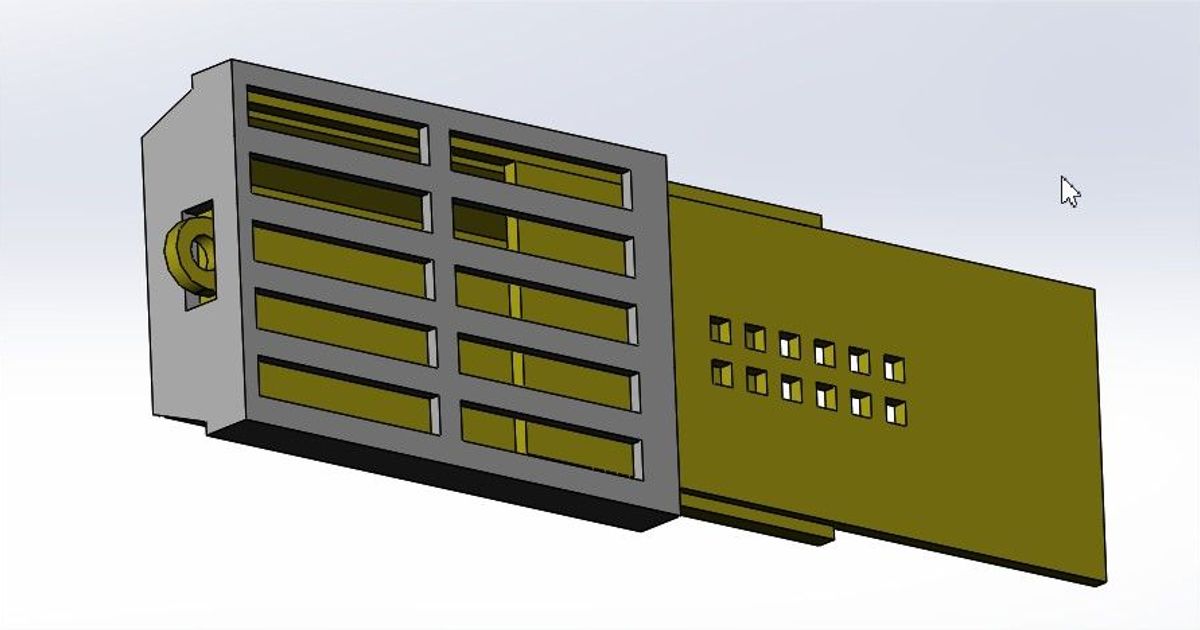 Bee Queen excluder for transport cage by HappyBee | Download free STL ...