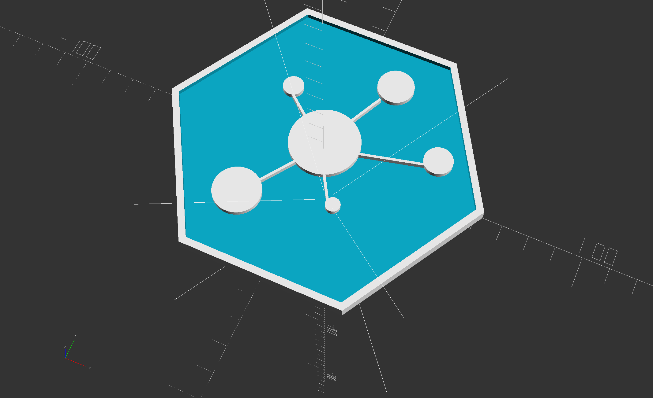 Hexagonal logo-tiles for server-racks, fridges and pc-cases by zeus ...