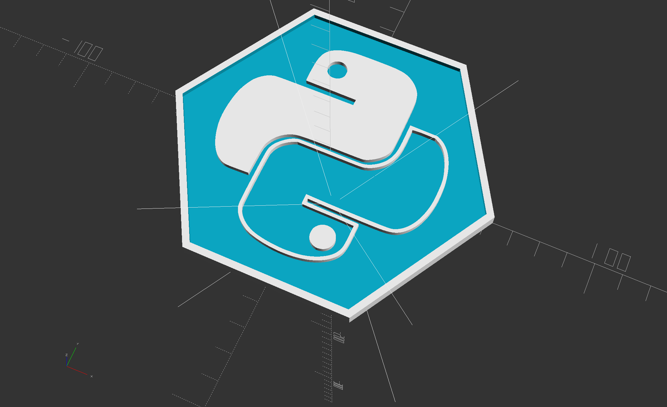 Hexagonal logo-tiles for server-racks, fridges and pc-cases by zeus ...