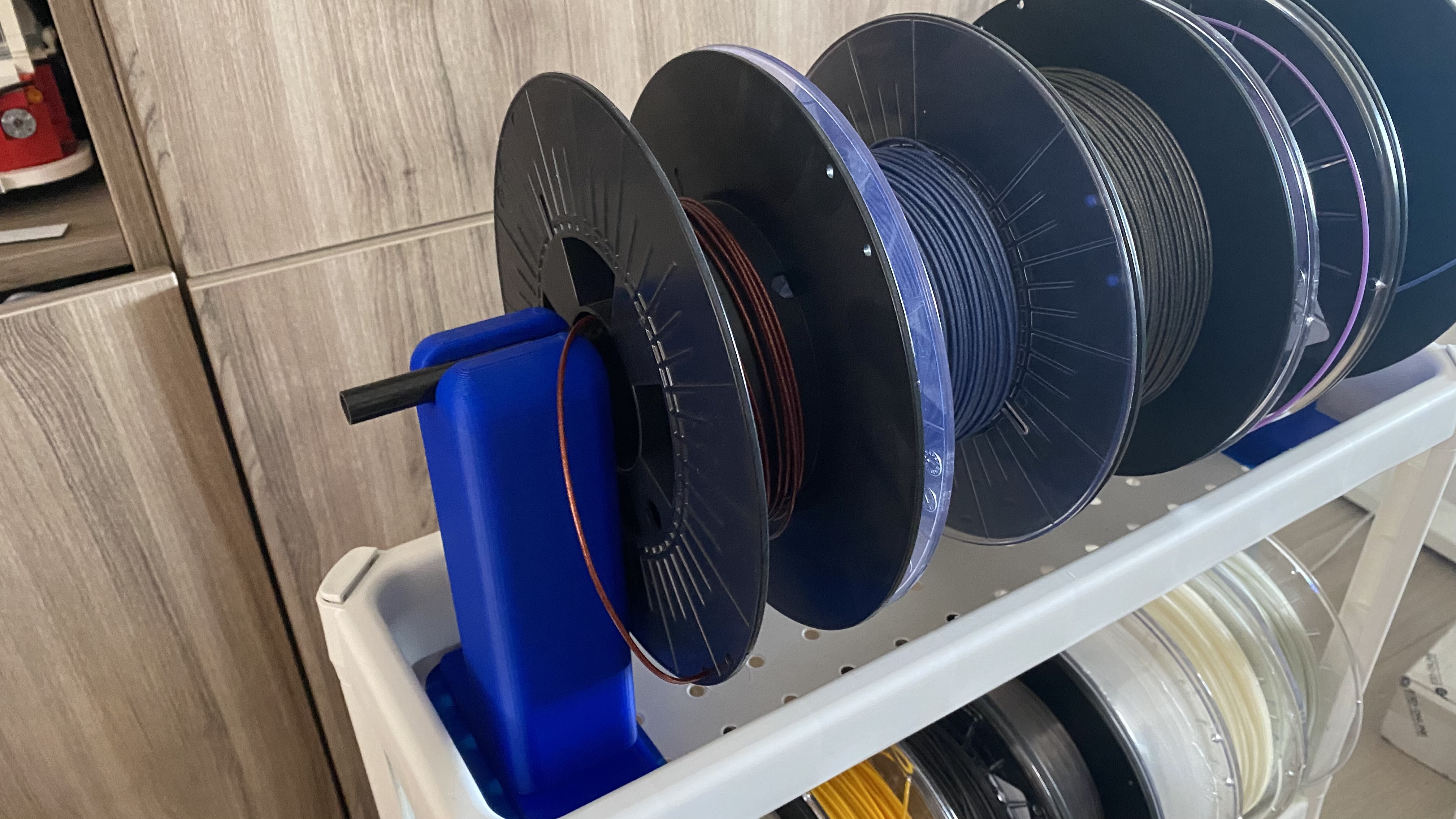 Simple Ikea vesken spool holder by Paul | Download free STL model ...