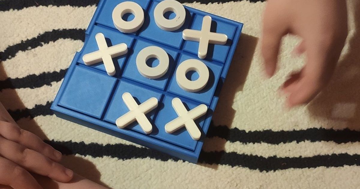 Tic Toc Toe Game Xox Oyunu By Fatih Mazı Download Free Stl Model