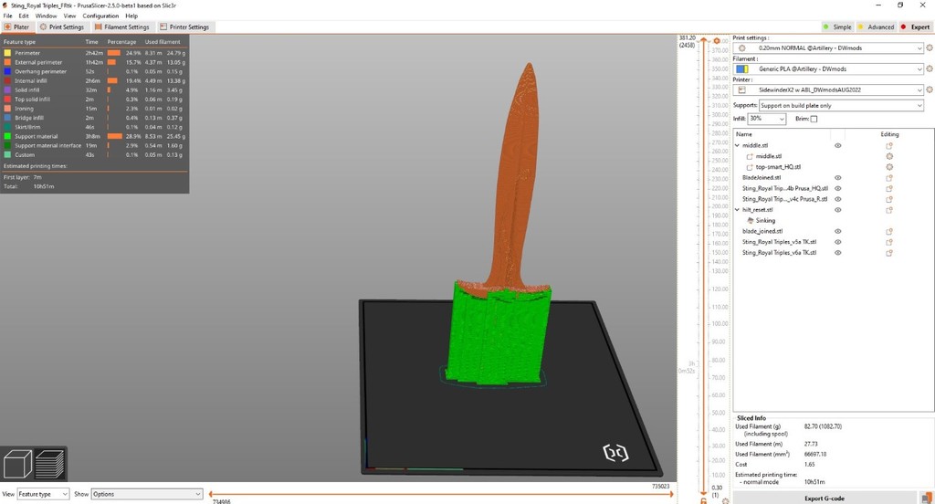 Sting dagger (remix) by DuncanMac | Download free STL model | Printables.com