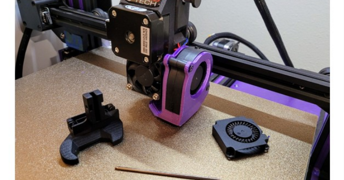 Bondtech DDX v3 5015 Blower Fan Shroud by Ragged | Download free STL ...