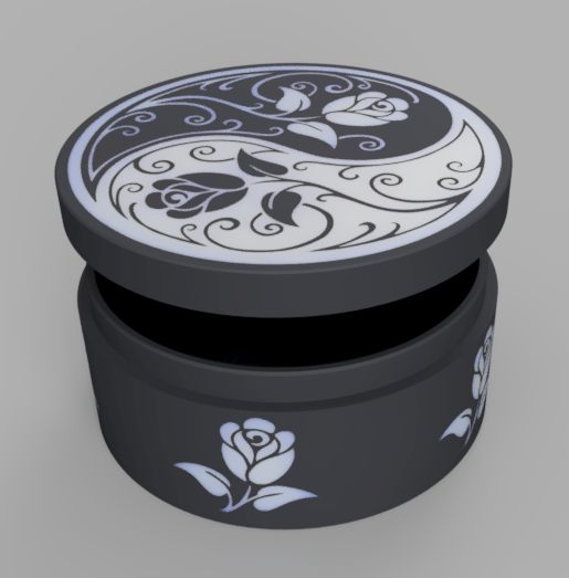 Box for wedding rings by Alexander | Download free STL model ...