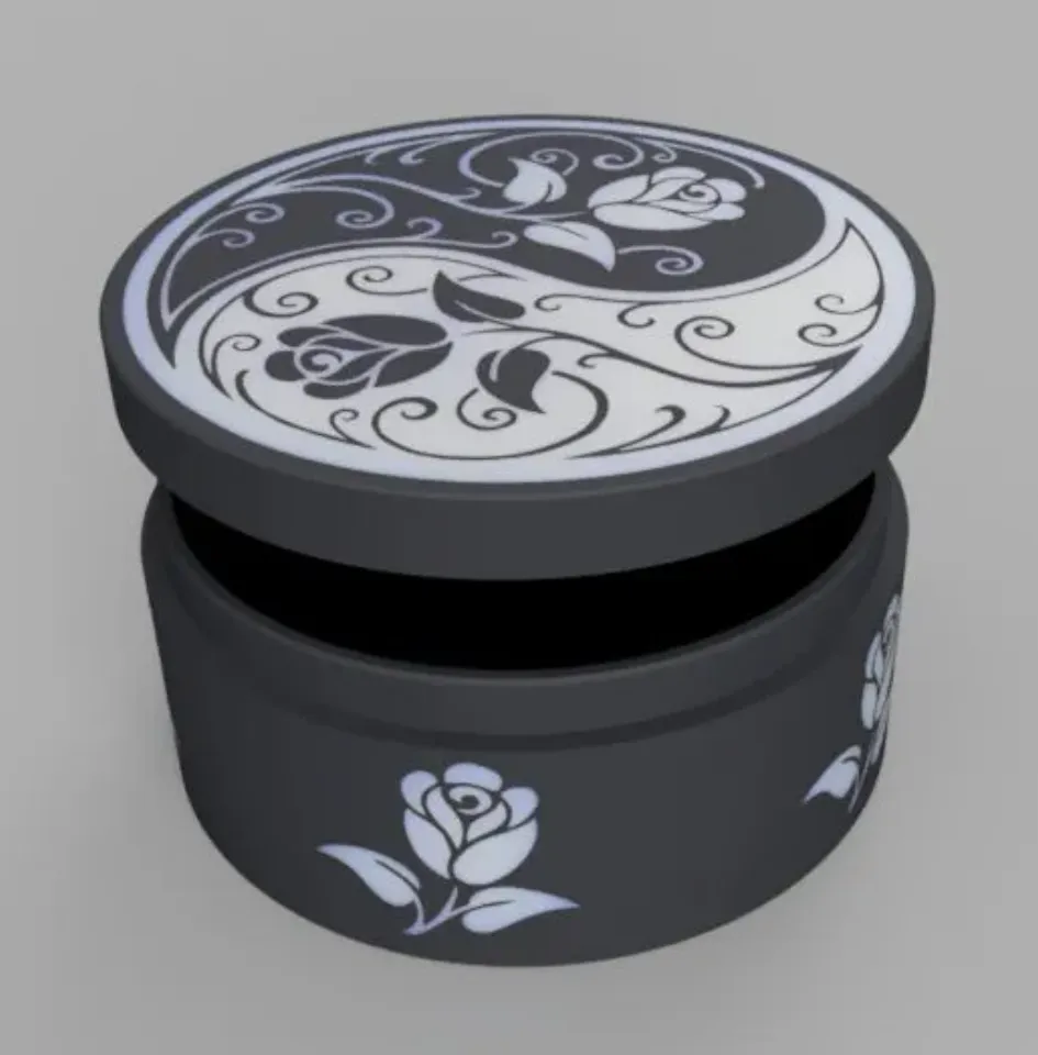Box for wedding rings by Alexander | Download free STL model ...