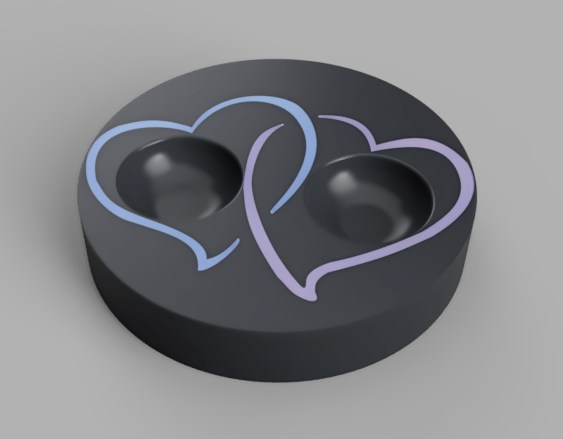 Box for wedding rings by Alexander | Download free STL model ...