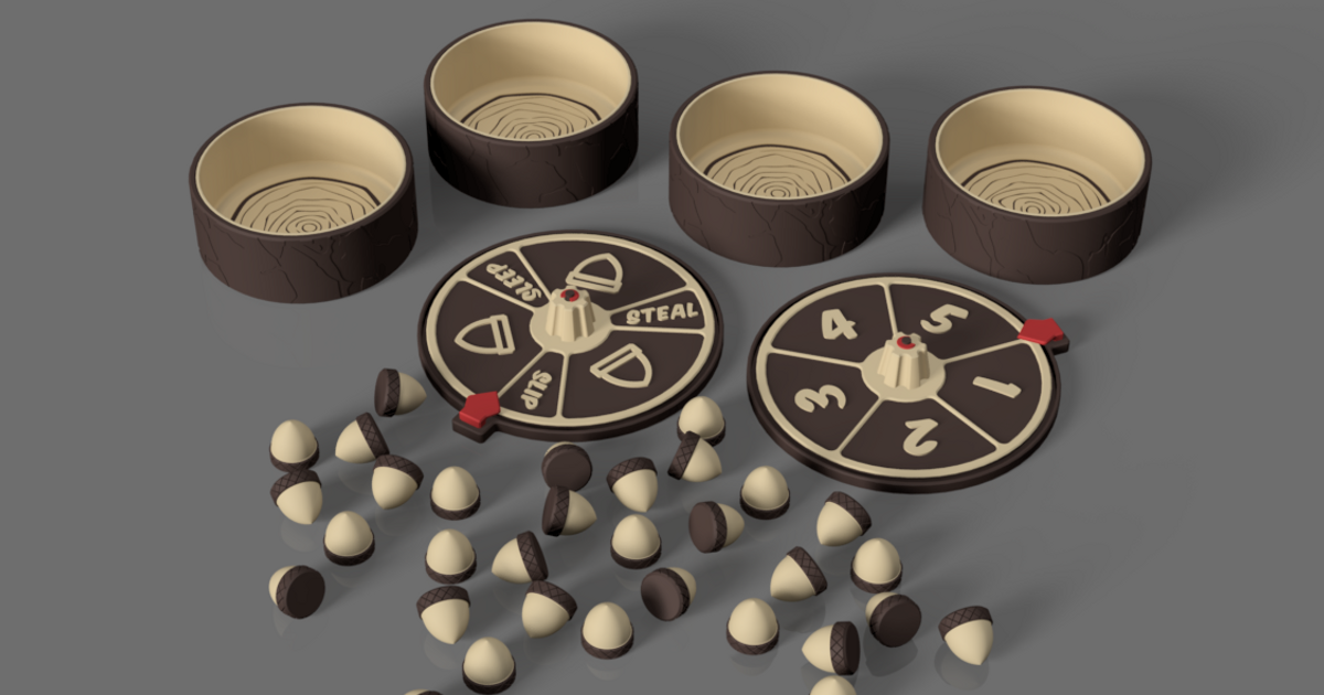 The Nutty Squirrel Game by davemoneysign | Download free STL model ...