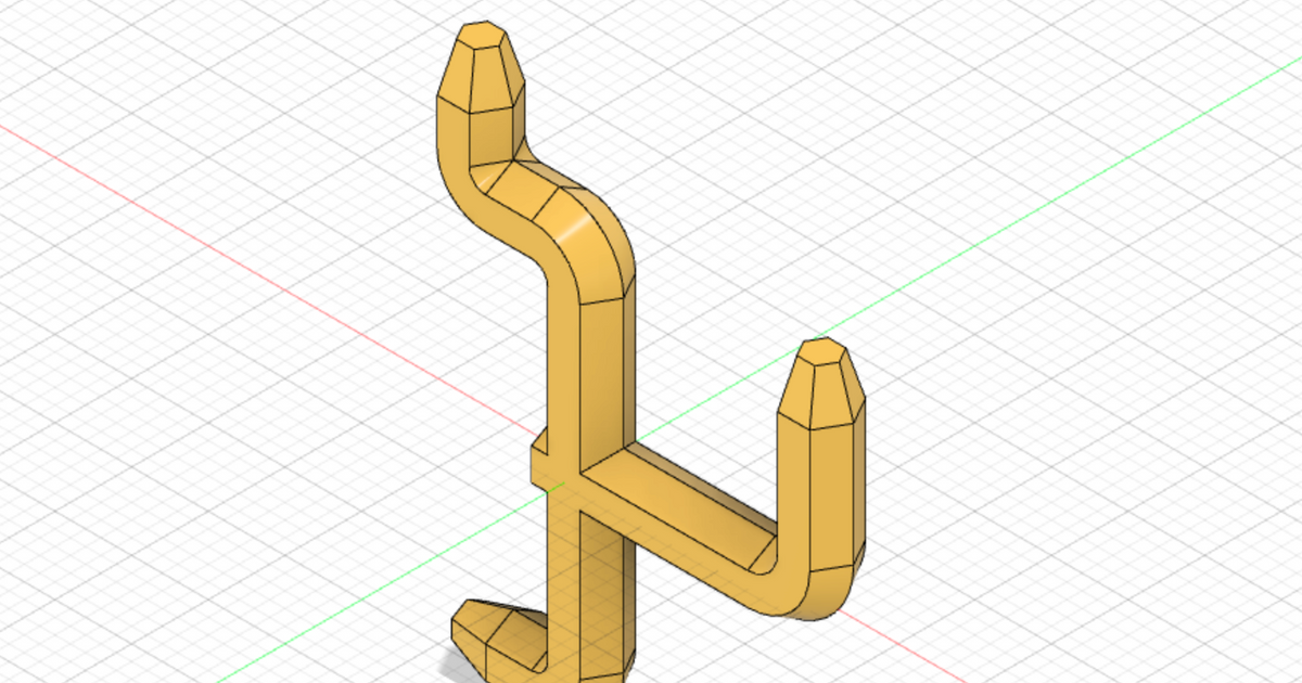 Customizable Pegboard Hook by NovemberKou | Download free STL model | Printables.com