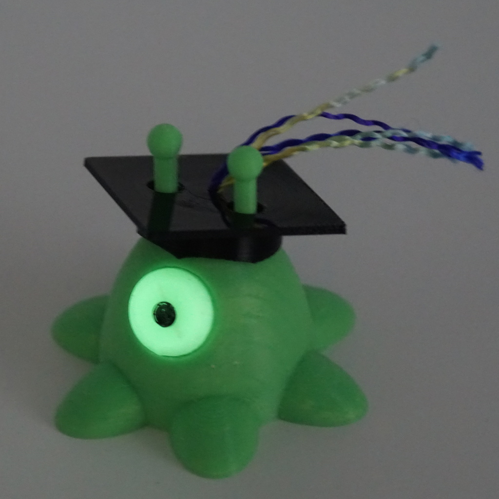 Graduate Brain Slug by ProfHankD | Download free STL model | Printables.com