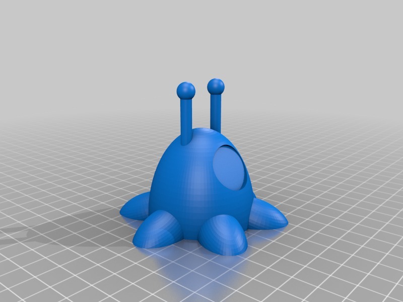 Graduate Brain Slug by ProfHankD | Download free STL model | Printables.com