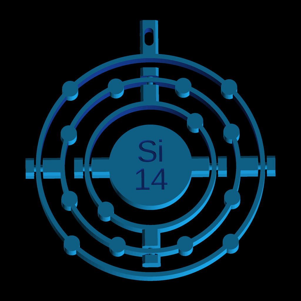 A not too Bohr-ing atom by ProfHankD | Download free STL model ...