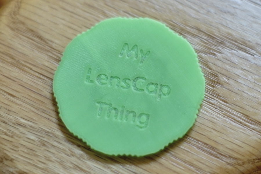 3D-Printed Screw-In Front Lenscaps With Optional QR Code by ProfHankD ...