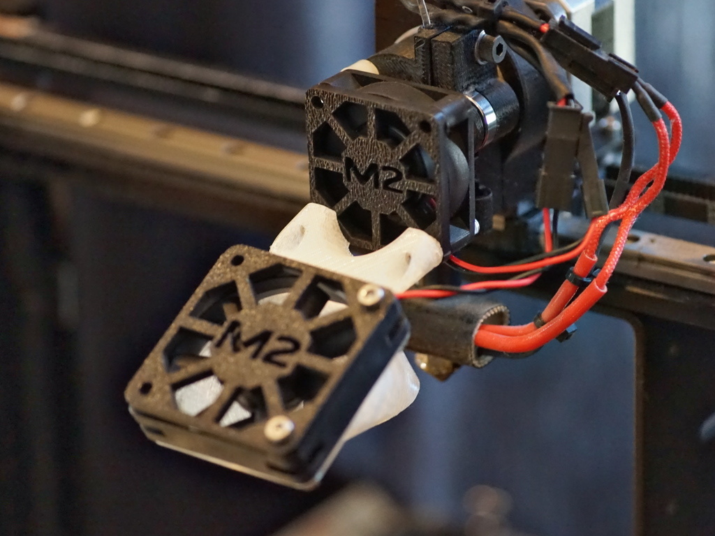 MakerGear M2 Ducted Fan Mount by ProfHankD | Download free STL model ...