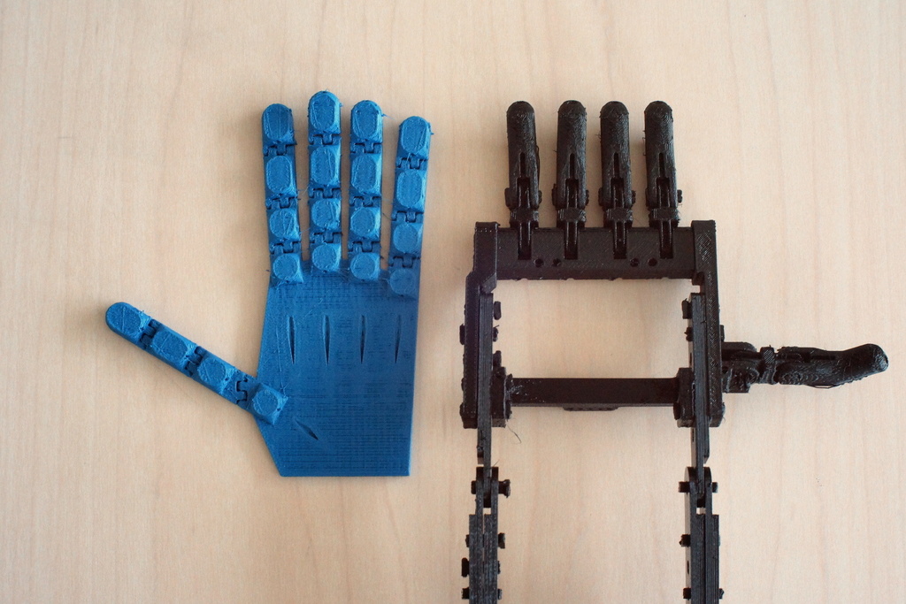 Prosthetic/Robotic Hand Printable As An Assembled Unit Without Supports ...