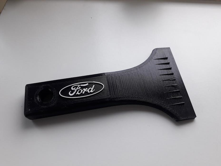 Ice scraper Ford by Heine Sørensen | Download free STL model ...
