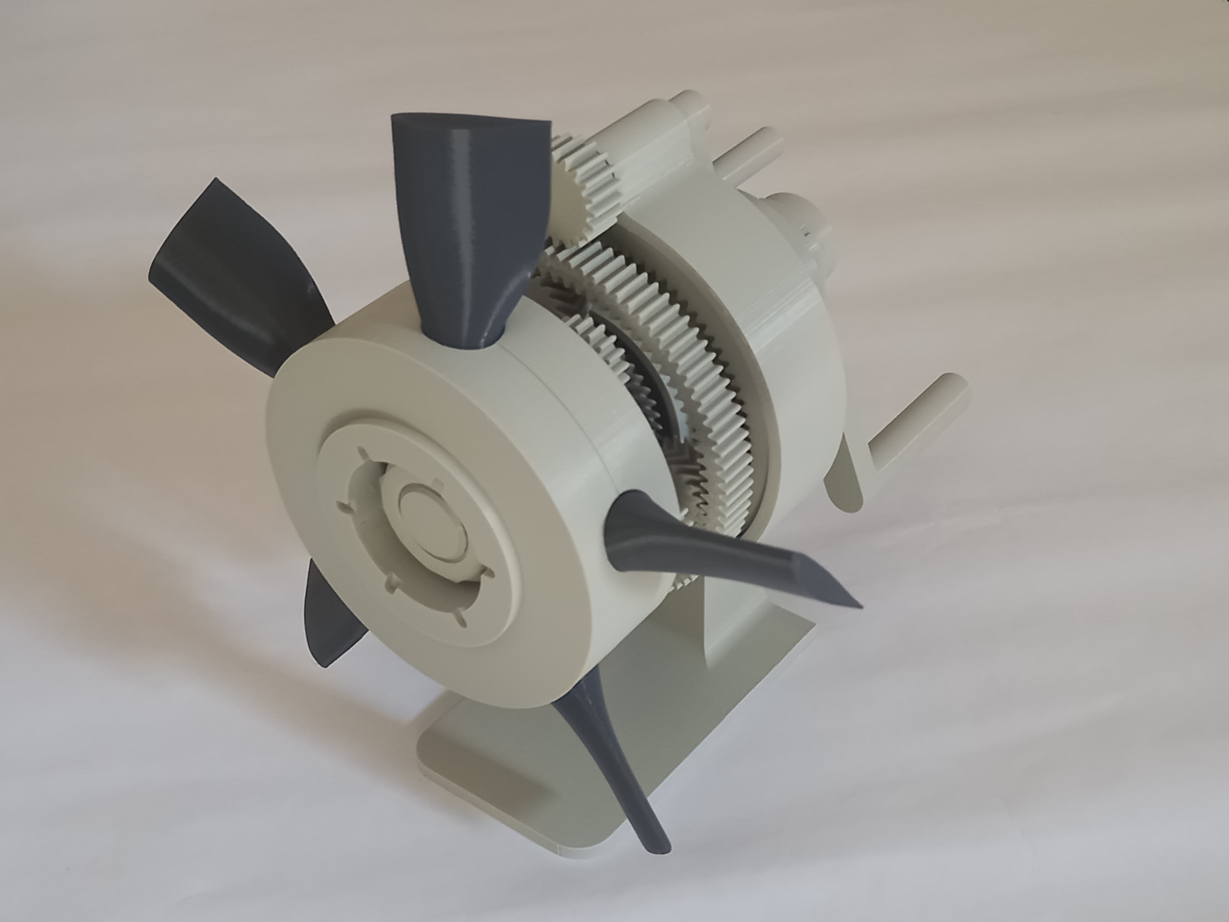 Variable Pitch Propeller Mechanism by Chris B | Download free STL model ...