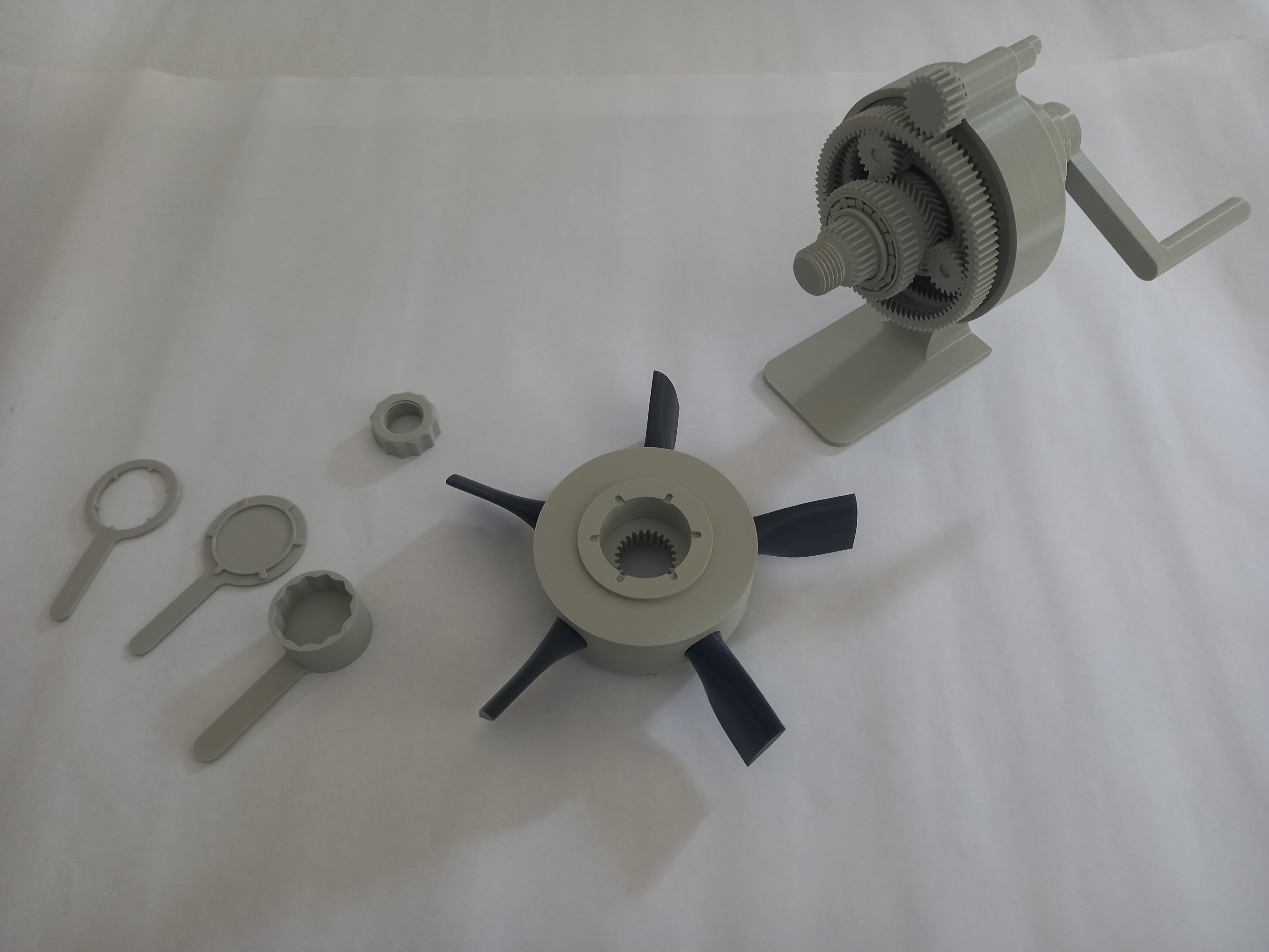 Variable Pitch Propeller Mechanism by Chris B | Download free STL model ...