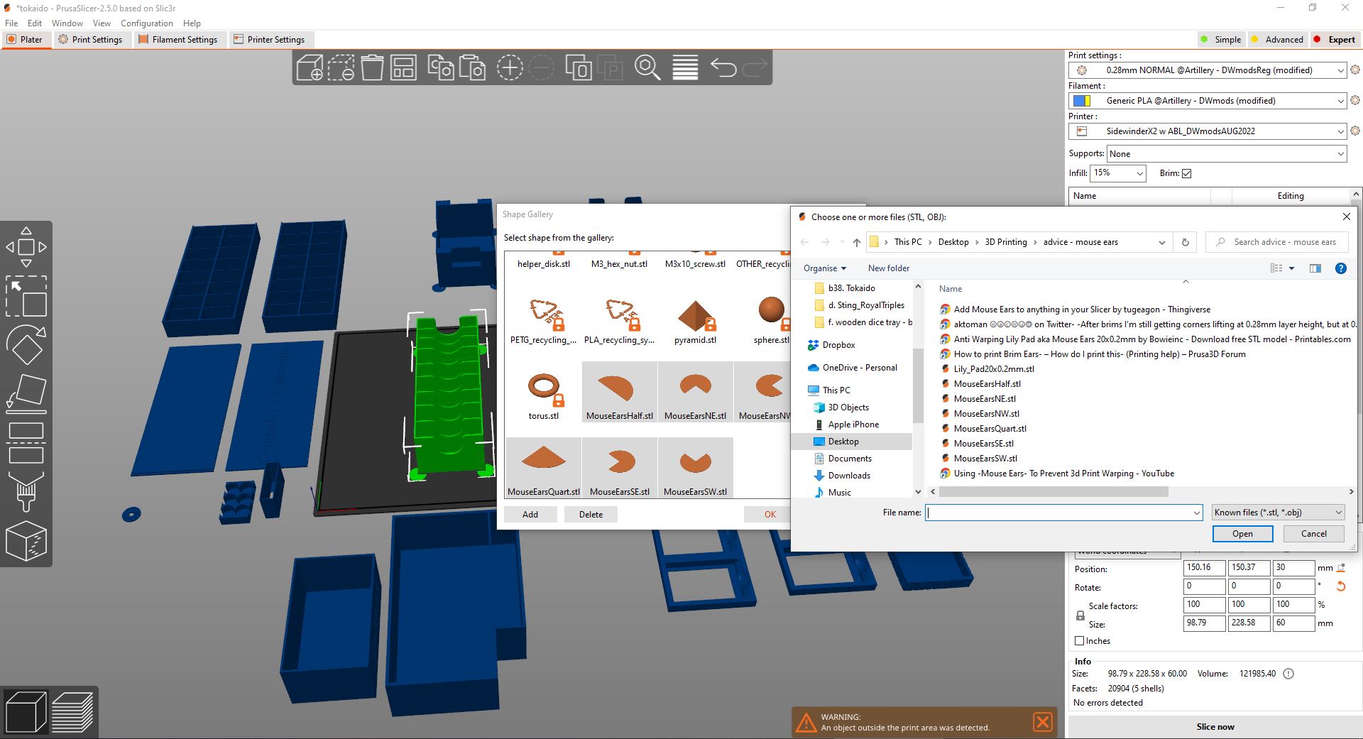 Mouse Ears - dissected by DuncanMac | Download free STL model ...