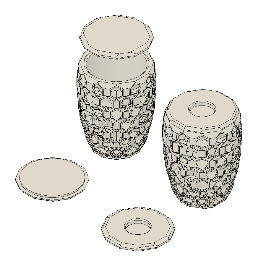 Customisable, scale-to-print urn. by David van der Weij | Download free ...
