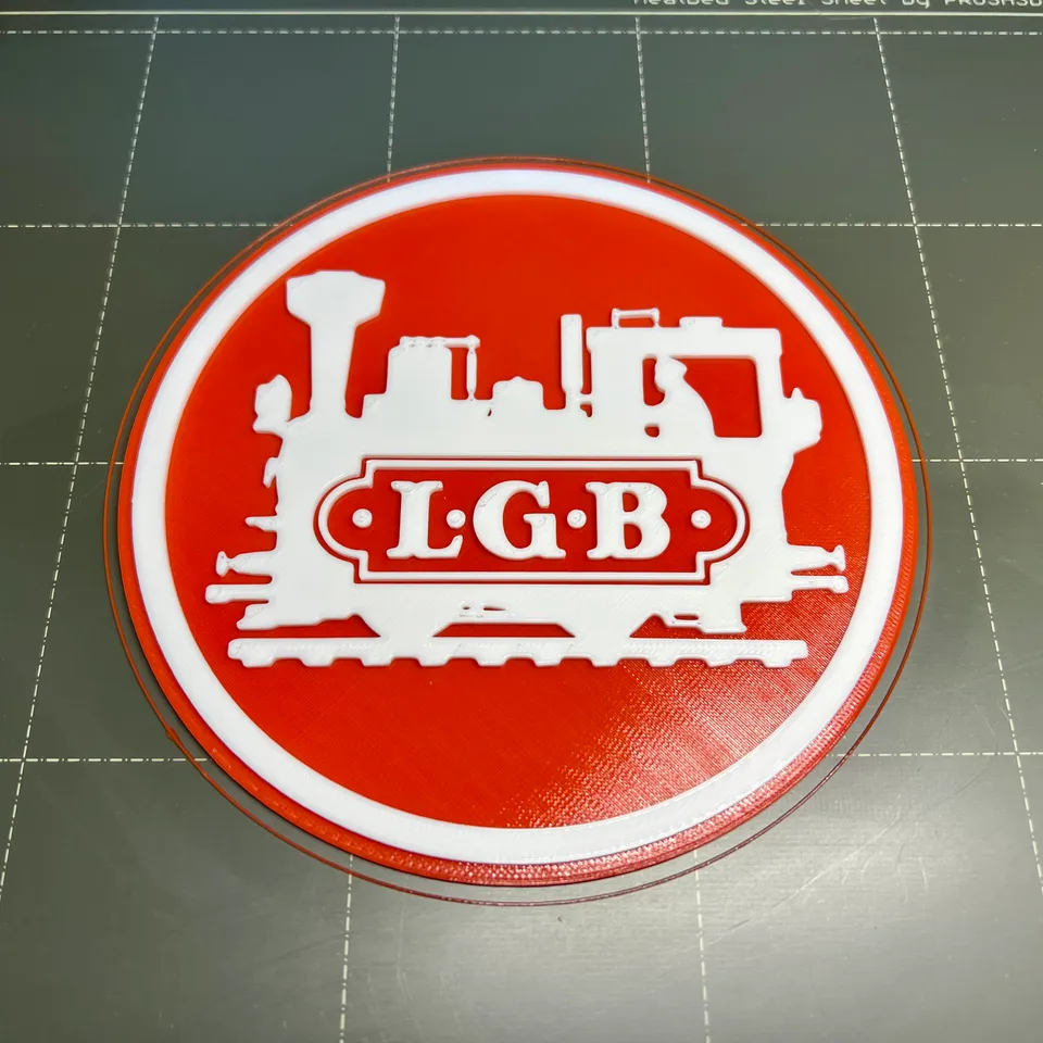LGB Model Trains Sign by bubbastoybox | Download free STL model ...