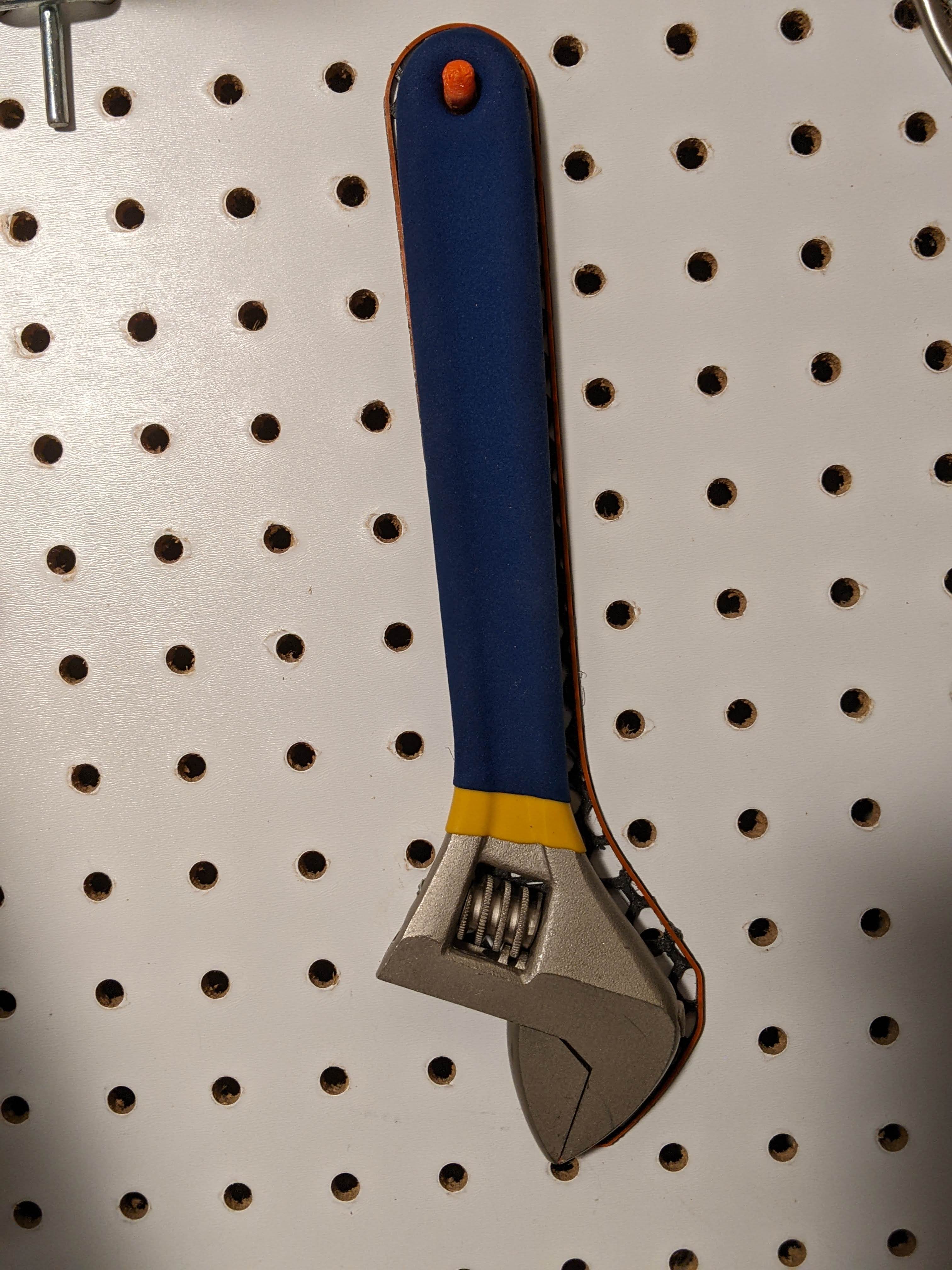 Adjustable Wrench Silhouette - Works with "Peg Plates" by Lothar ...