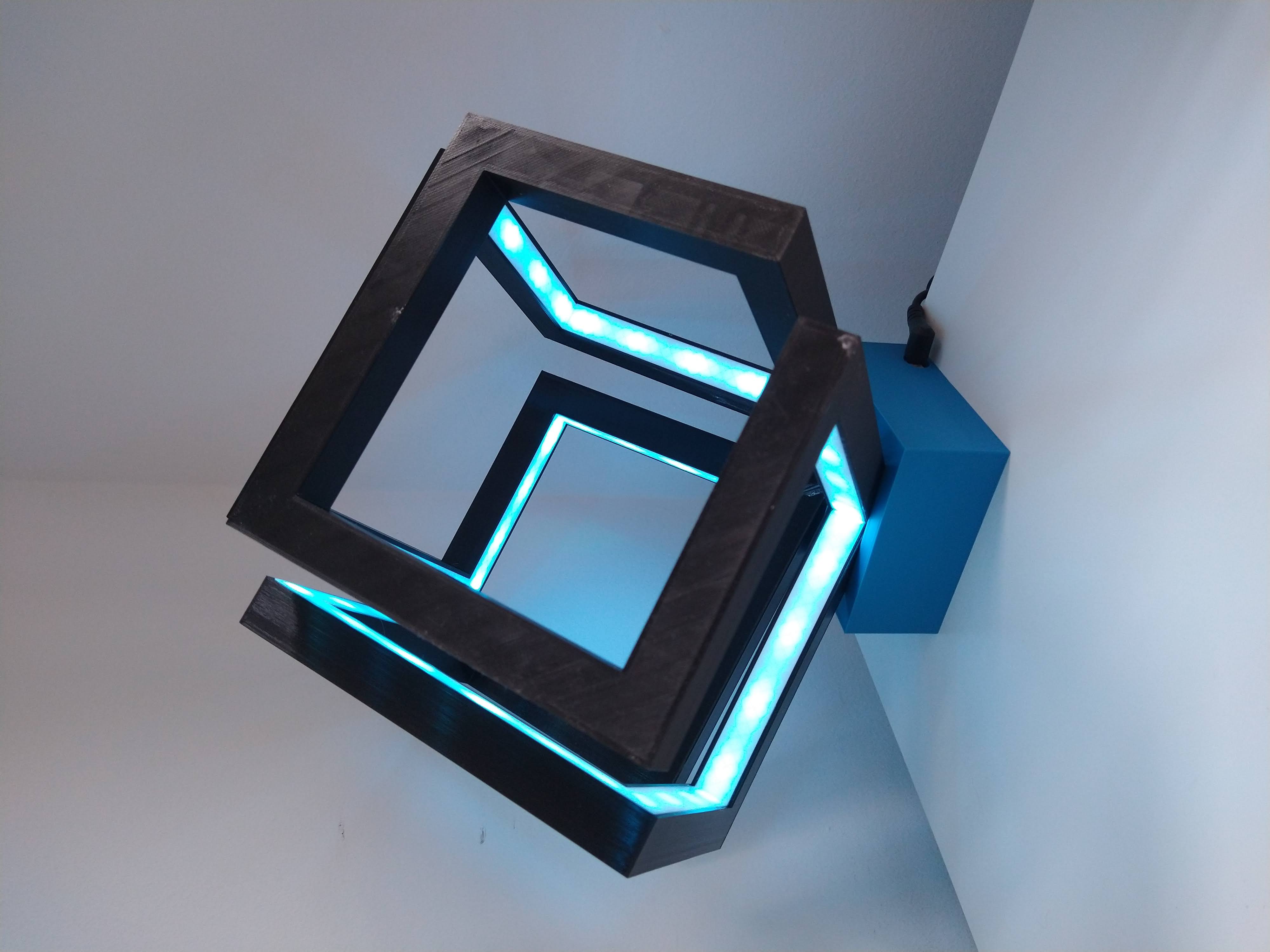 Stand for Infinity Cube Light by Mikołaj | Download free STL model ...