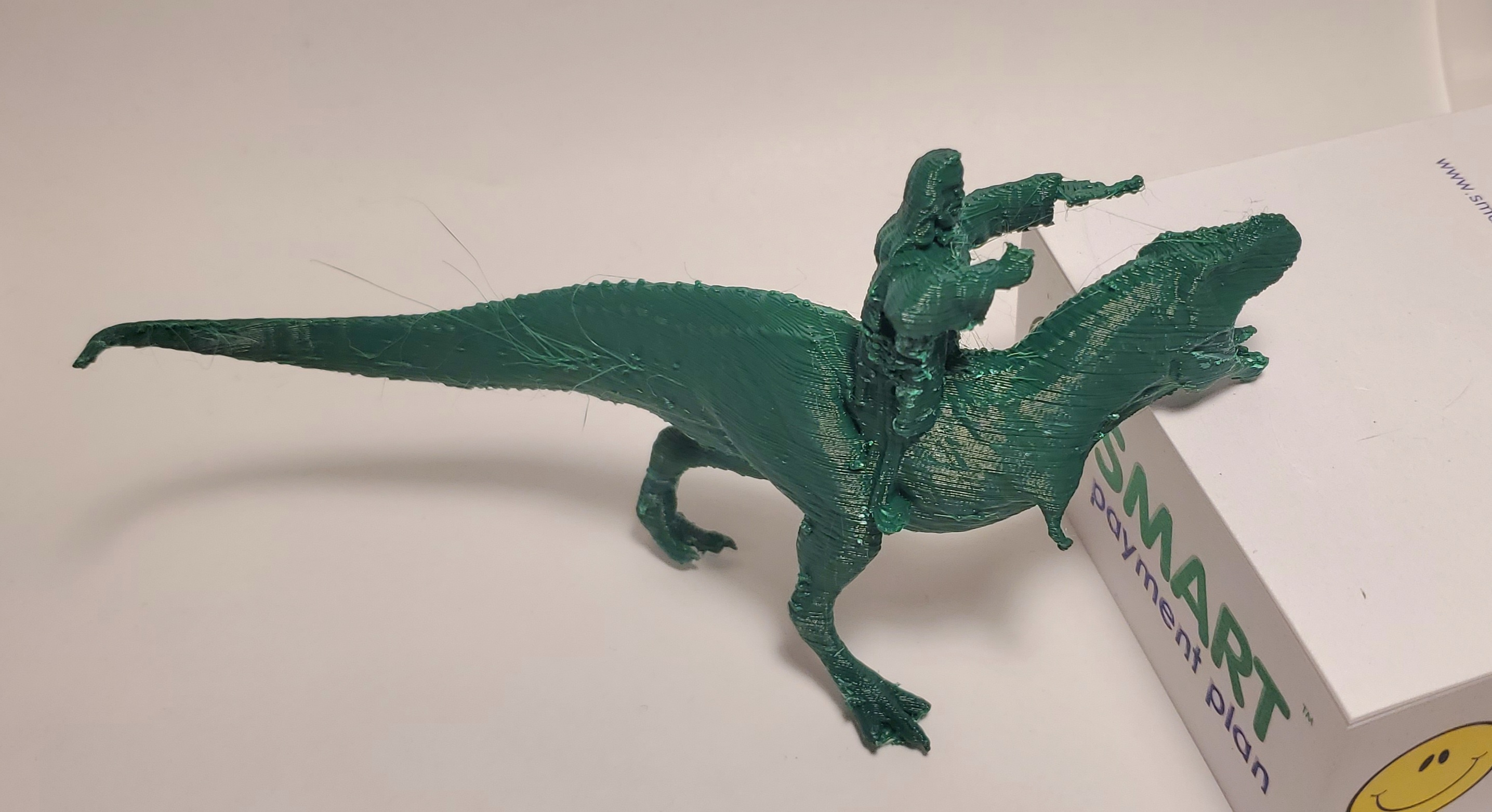Jesus riding a dinosaur by ZR | Download free STL model | Printables.com