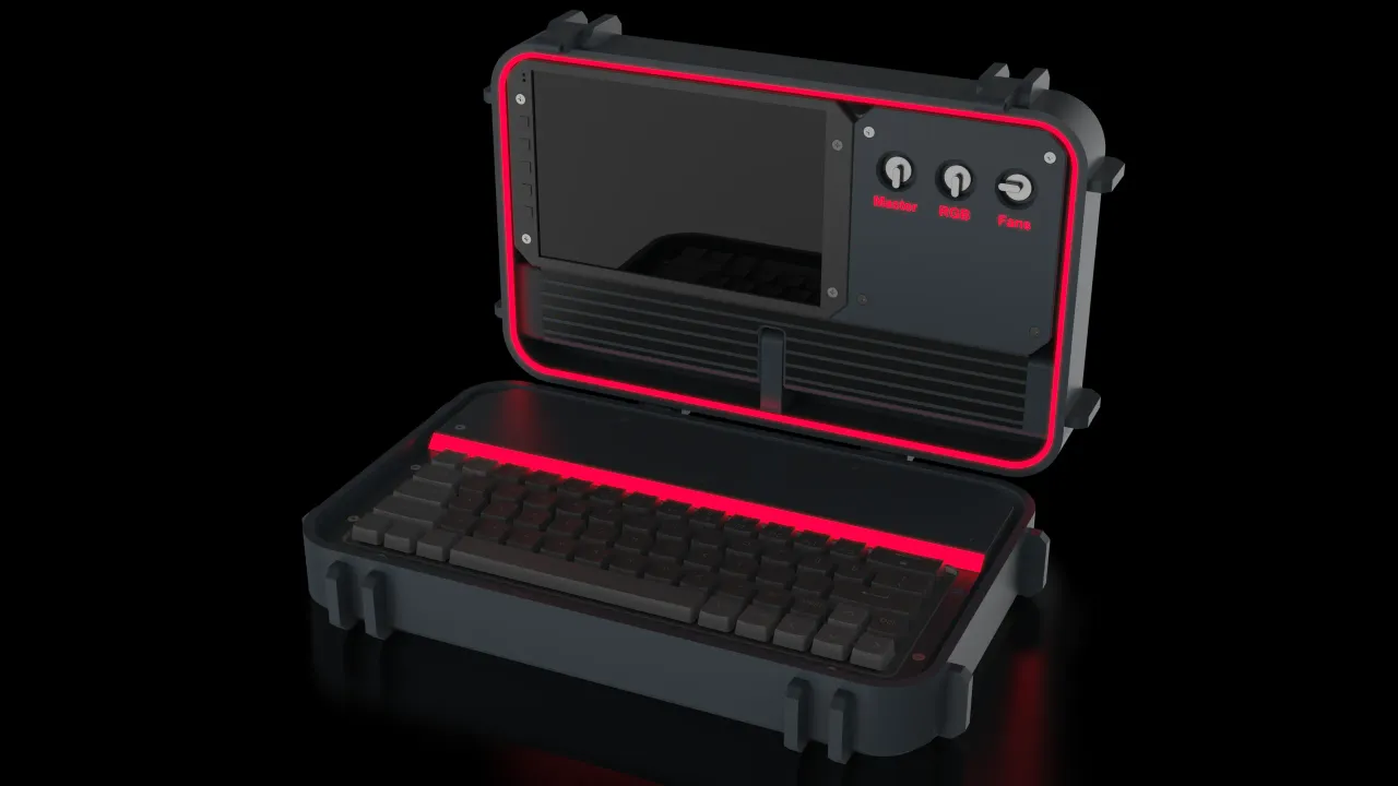 Raspberry Pi 4 Rugged Laptop by QuandaleTheInventor | Download free STL model | Printables.com