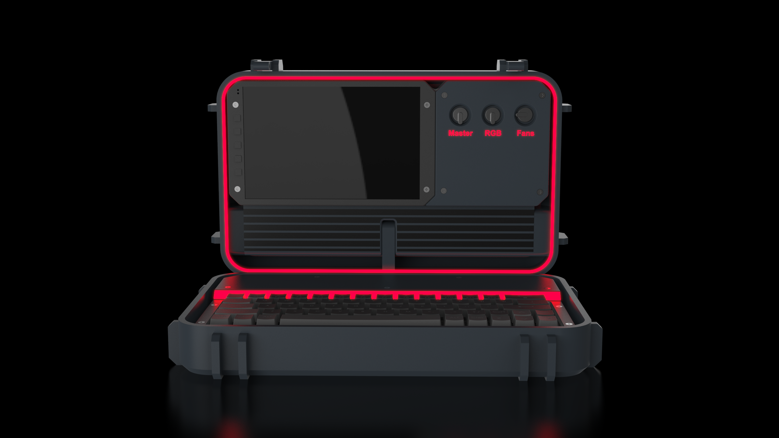 Raspberry Pi 4 Rugged Laptop by QuandaleTheInventor | Download free STL ...