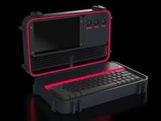 Raspberry Pi 4 Rugged Laptop by Robust Designs | Download free STL ...