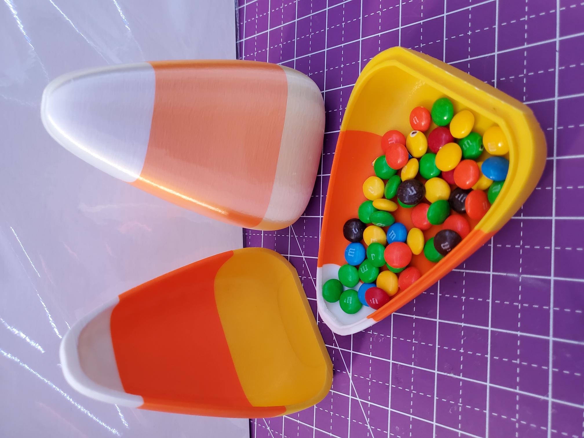 candy corn candy dish or box by DaddyWazzy_TheCreator | Download free ...