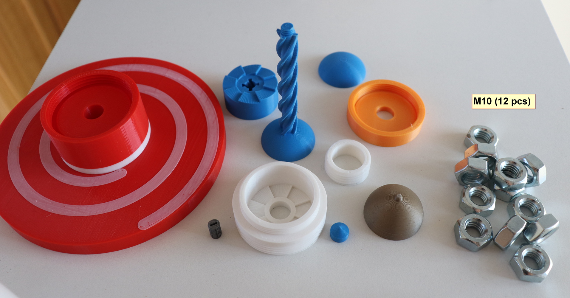 Spinning top toy with coil - 3D printed by MyTechFun | Download free ...