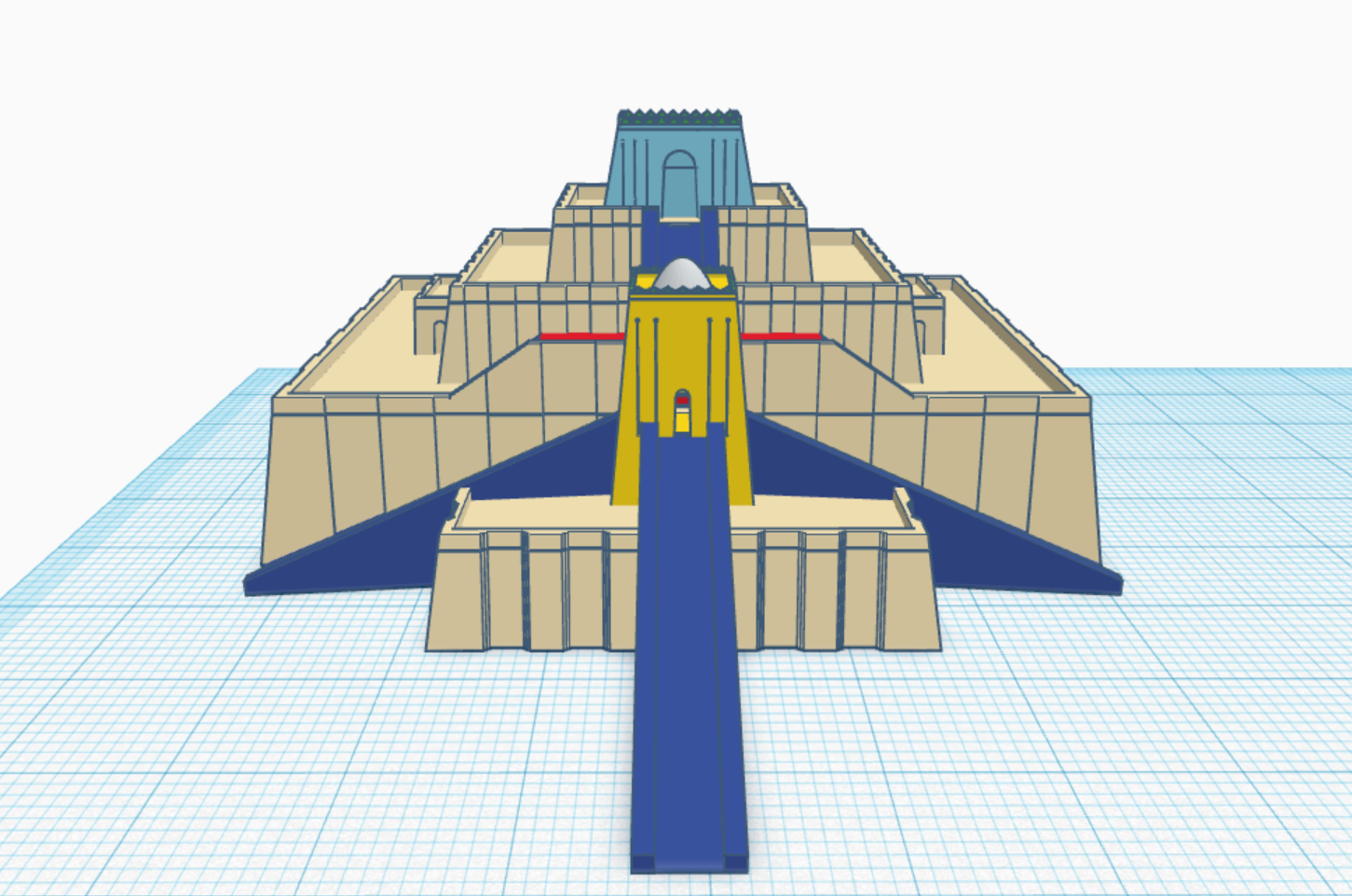 Ziggurat of Ur by Mugor89 | Download free STL model | Printables.com